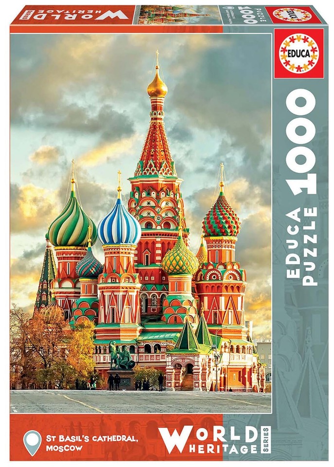 Educa St. Basil's Cathedral, Moscow 1000 Piece Jigsaw Puzzle | eBay