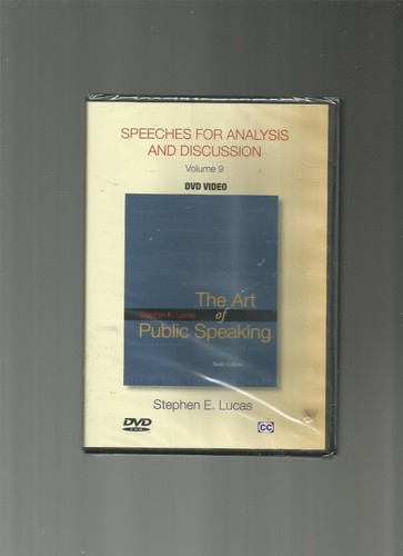 Art Of Public Speaking by Stephen E. Lucas (10th Edition) Vol.9 [NEW ...