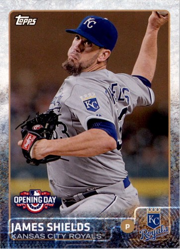 2015 Topps Opening Day Baseball Card #69 James Shields | eBay