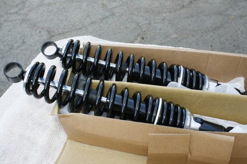Shocks 14.4" eye / eye shock absorbers UNIQUE Vintge 365mm MED. DUTY ...