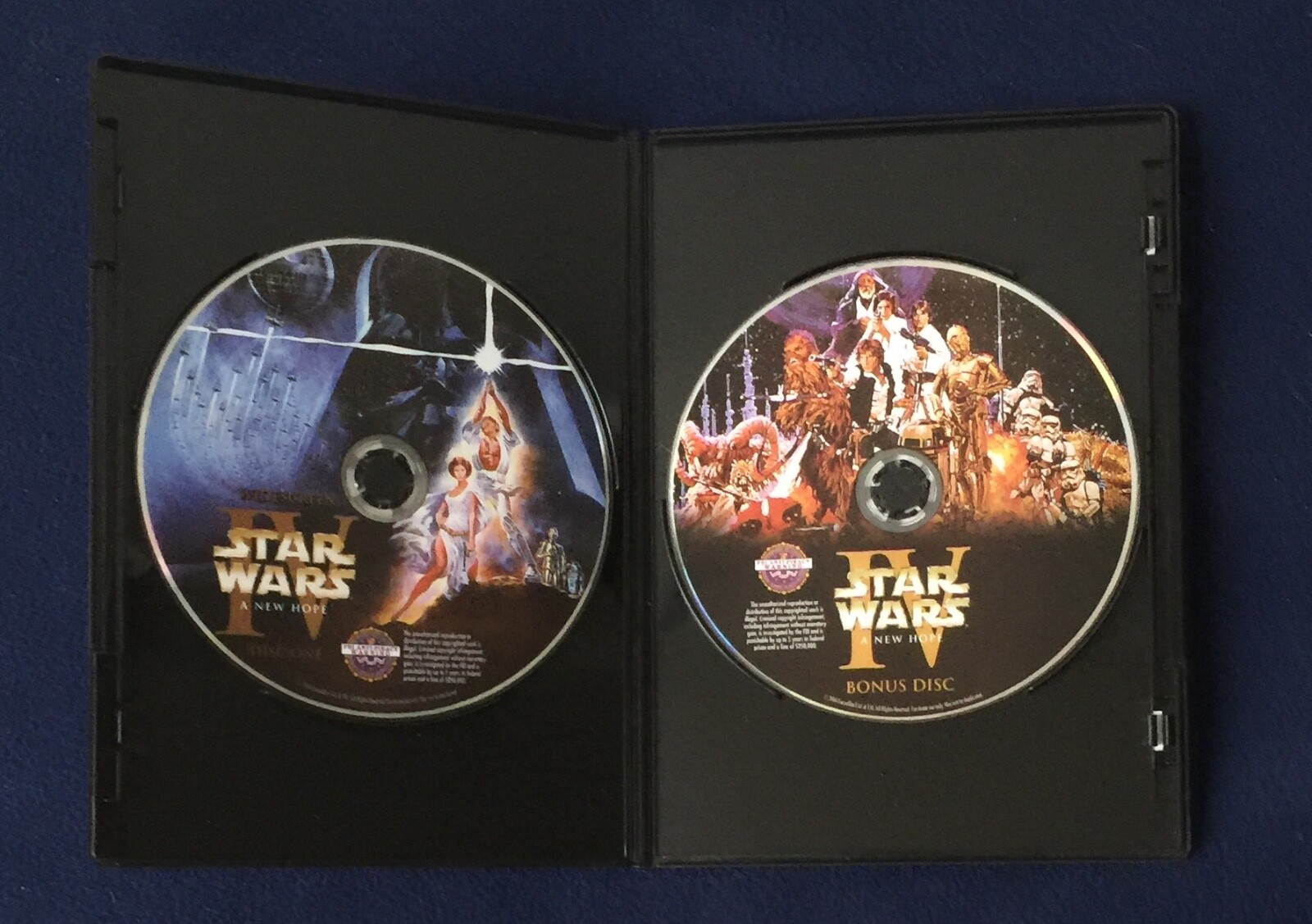 Star Wars Limited Edition Original Theatrical Unaltered Trilogy DVD 6 ...