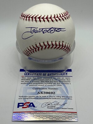 Jose Tabata Pittsburgh Pirates Signed Autograph Official OMLB Baseball ...