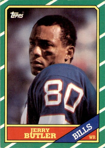 1986 Topps} Jerry Butler* Buffalo Bills #387 | eBay