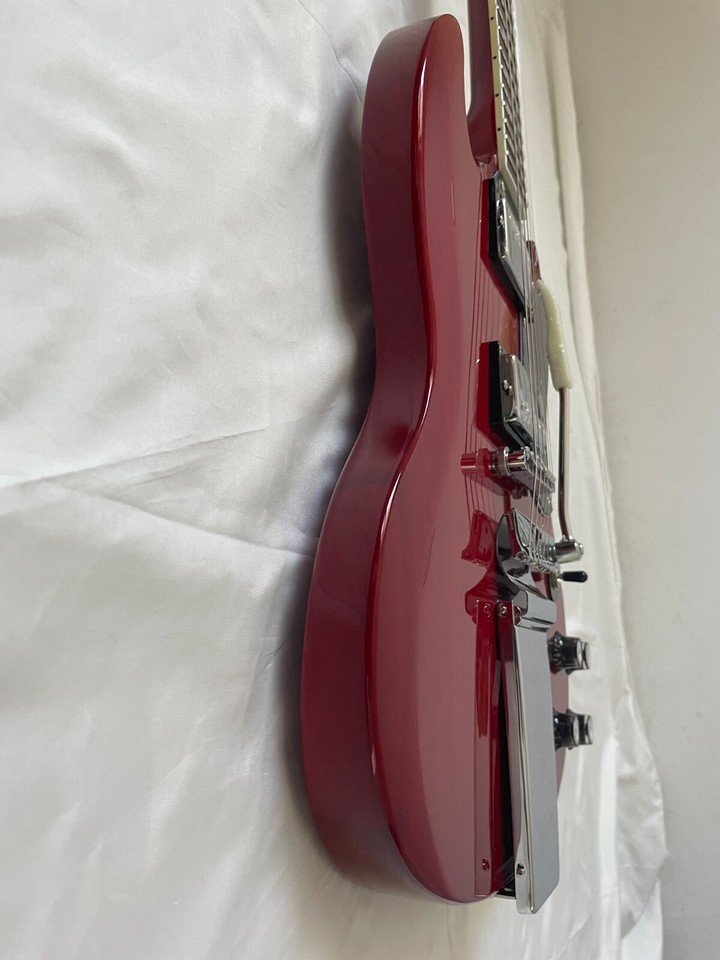 Custom SG Model G400 Wine Red Electric Guitar Vibrato System 2 Pickups ...