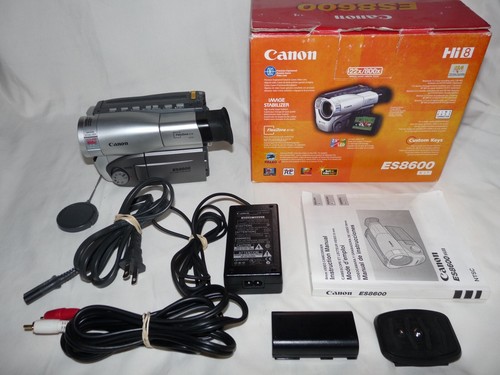 Canon ES8600 ES8600A HI8 HI 8 8mm Video8 Camcorder VCR Player Video ...