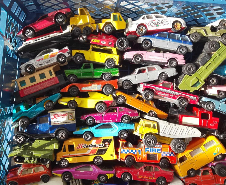 ORIGINAL VINTAGE DIECAST TOY JOB LOT LESNEY MATCHBOX SUPERFAST CARS ...