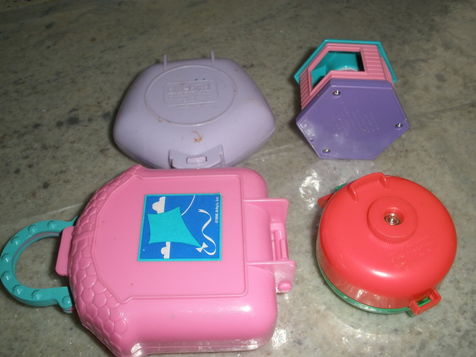 LOT OF 4 VINTAGE MINI POLLY POCKET BUILDINGS ONLY | eBay