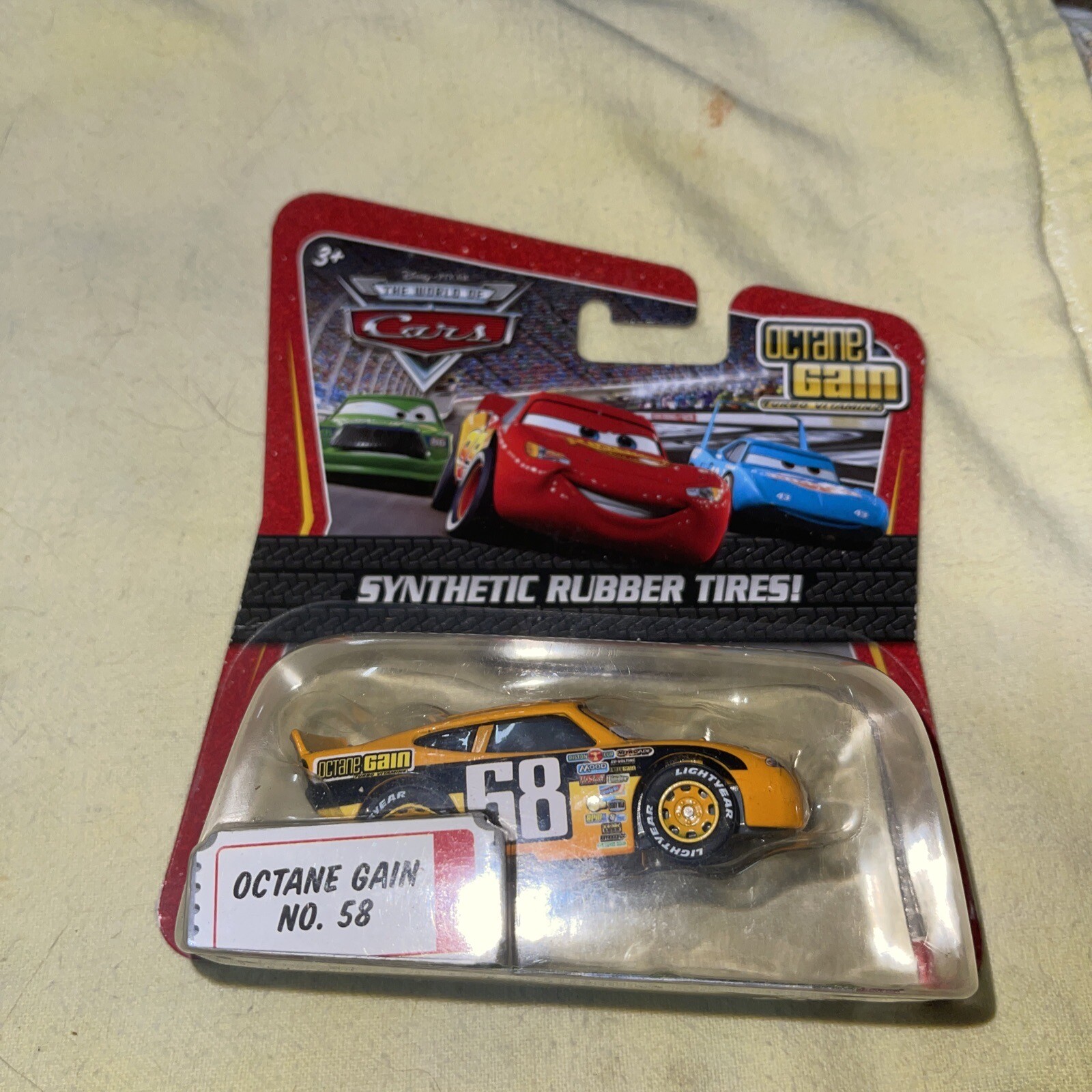 DISNEY PIXAR CARS OCTANE GAIN SYNTHETIC RUBBER TIRES! | eBay