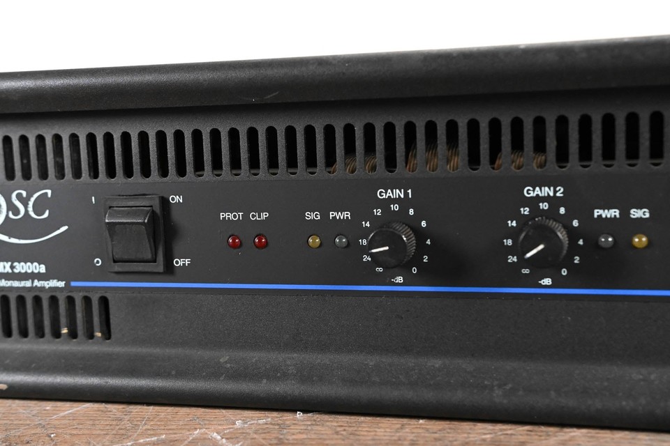 QSC MX 3000a 2-Channel Power Amplifier CG01A9E | eBay