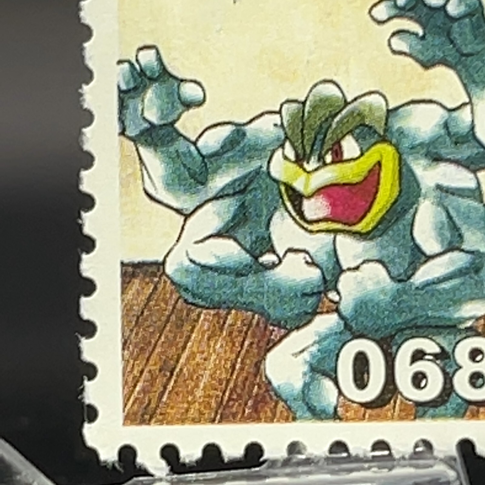 Machamp Pokemon Stamp Mini Cards Novelty TCG VTG Shogakukan Japan ...