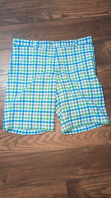 Nike Stretch Dri-Fit Waffle Golf Shorts Multi-Colored Plaid Men's 38 | eBay