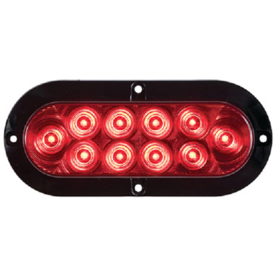 LED Flange Surface Mount 3 Function Waterproof Boat Trailer Tail Light ...