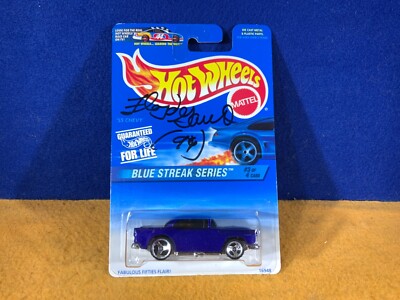 R9-20 HOT WHEELS BLUE STREAK SERIES - ‘55 CHEVY - #575 - 1996 ...