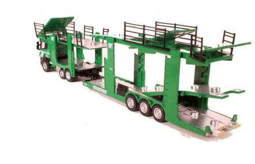 OXFORD Scania Car Transporter Woodside Motorfreight Ltd 1/76 DIECAST ...