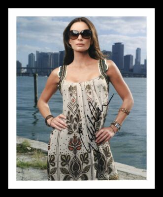 Gabrielle Anwar Autograph Signed & Framed Photo | eBay UK