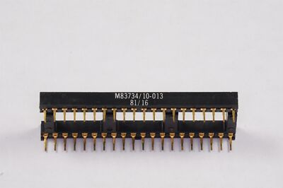 M83734/10-013 MIL DIP Socket 40 Position 2 Row Gold Open Frame Through ...