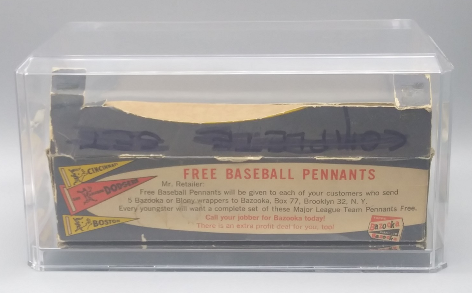 VINTAGE 1959 TOPPS BASEBALL MLB WAX PACK DISPLAY BOX EMPTY 5 CENT RARE ...