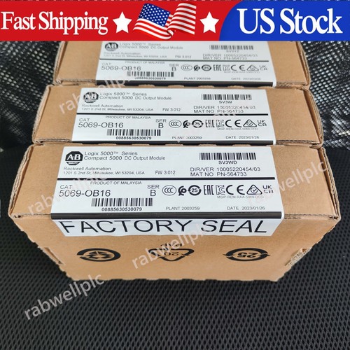 2023 New Allen-Bradley 5069-OB16 Compact 5000 DC Output Module AB 5069 ...