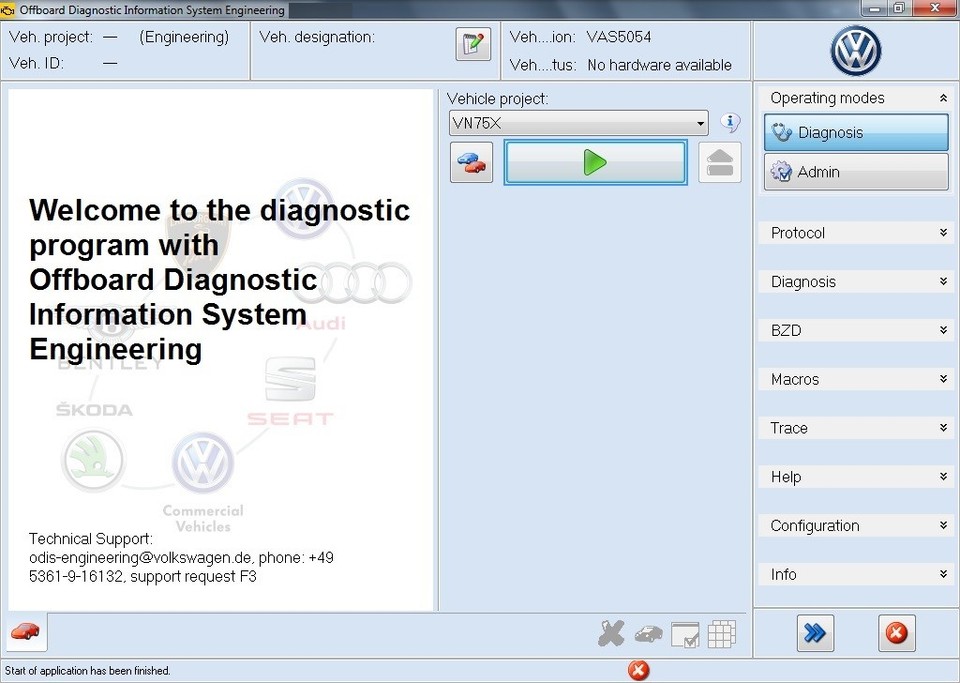 DEALER ODIS VW FULL VAG GROUP V2025 DIAGNOSTICS PROGRAMMING -INTEL SSD ...