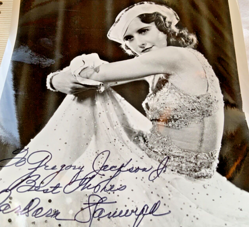 1 OF A KIND!!!! BARBARA STANWYCK SIGNED ORIGINAL 1930s PHOTOGRAPH ...