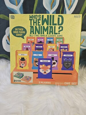 Who's The Wild Animal Guessing Board Game | eBay