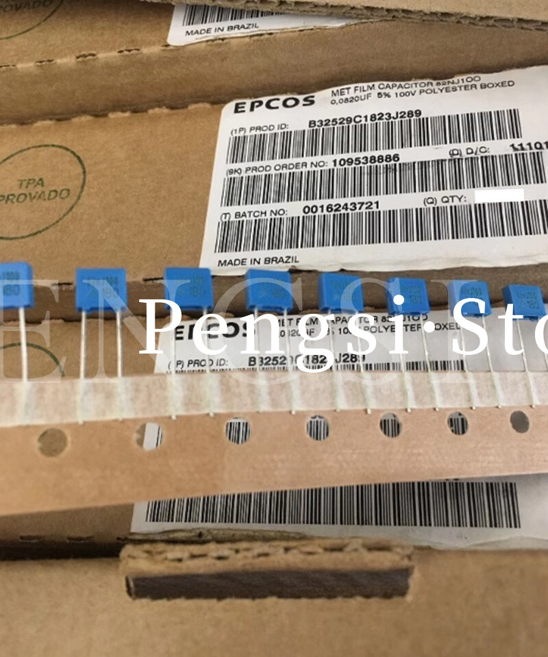 100pc Film correction capacitor 82NF 823 100V B32529C1823J289 5MM | eBay