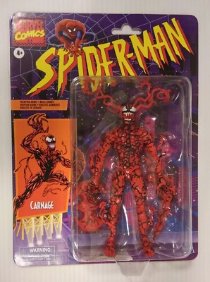 Marvel Legends Action Figure Spider-Man Retro Carnage Target Exclusive ...