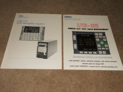 Litton Aero Products LTN-710 Navigation System LTN-311 Data Management ...