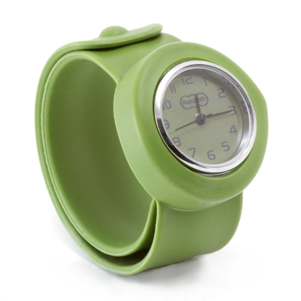 Watch Analogue Childrens Unisex Silicone Rubber Slap Wrist Pop Boys ...