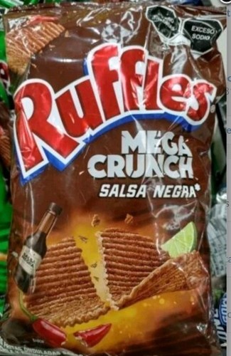 5X RUFFLES SALSA NEGRA MEGA CRUNCH - 5 BOLSAS de 38g c/u - ENVIO GRATIS ...