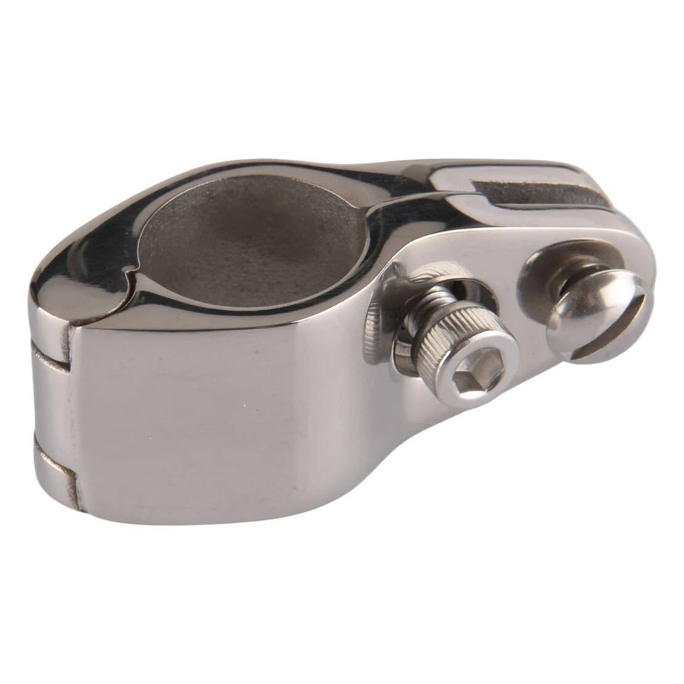 2x 32mm Bimini Top Jaw Slide Hinged Tube Clip Hardware Fitting For Boat ...