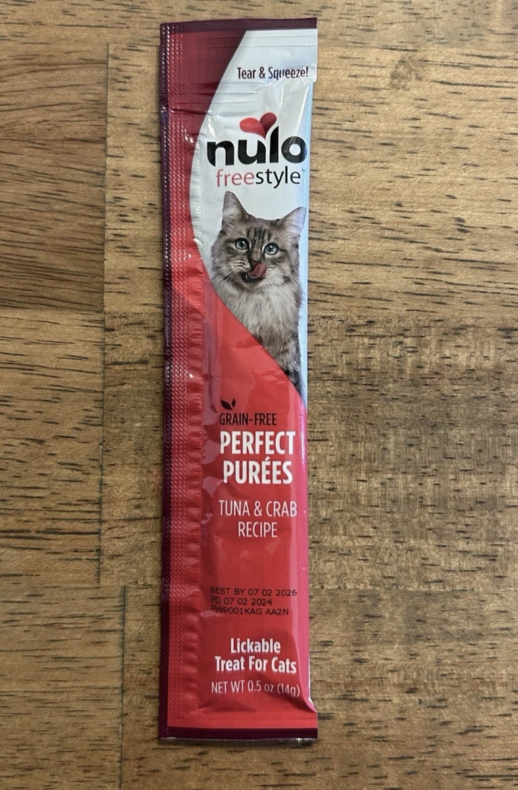 Nulo Freestyle Grain-free Perfect Purees Catfood Box Of 48, 0.5 Ounce ...