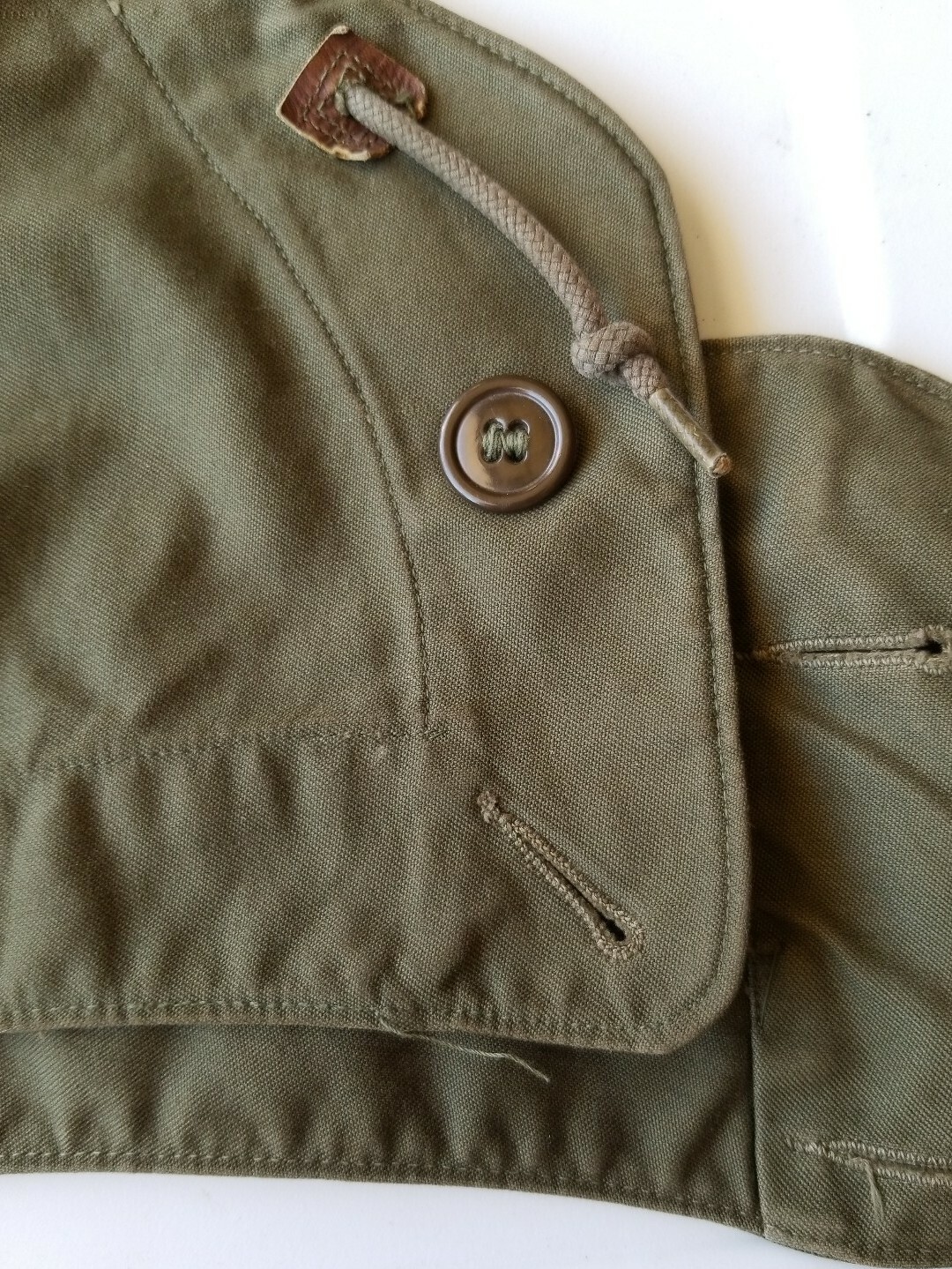 WWII WW2 US M41 FIELD JACKET HOOD (PARSON'S JACKET), DATED 1943 ...