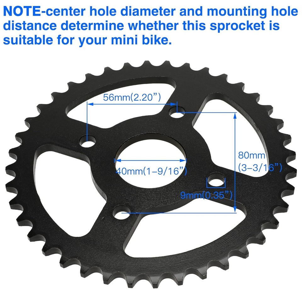 40/41/420 Chain 50T Rear Sprocket for Baja Warrior TrailMaster Massimo ...