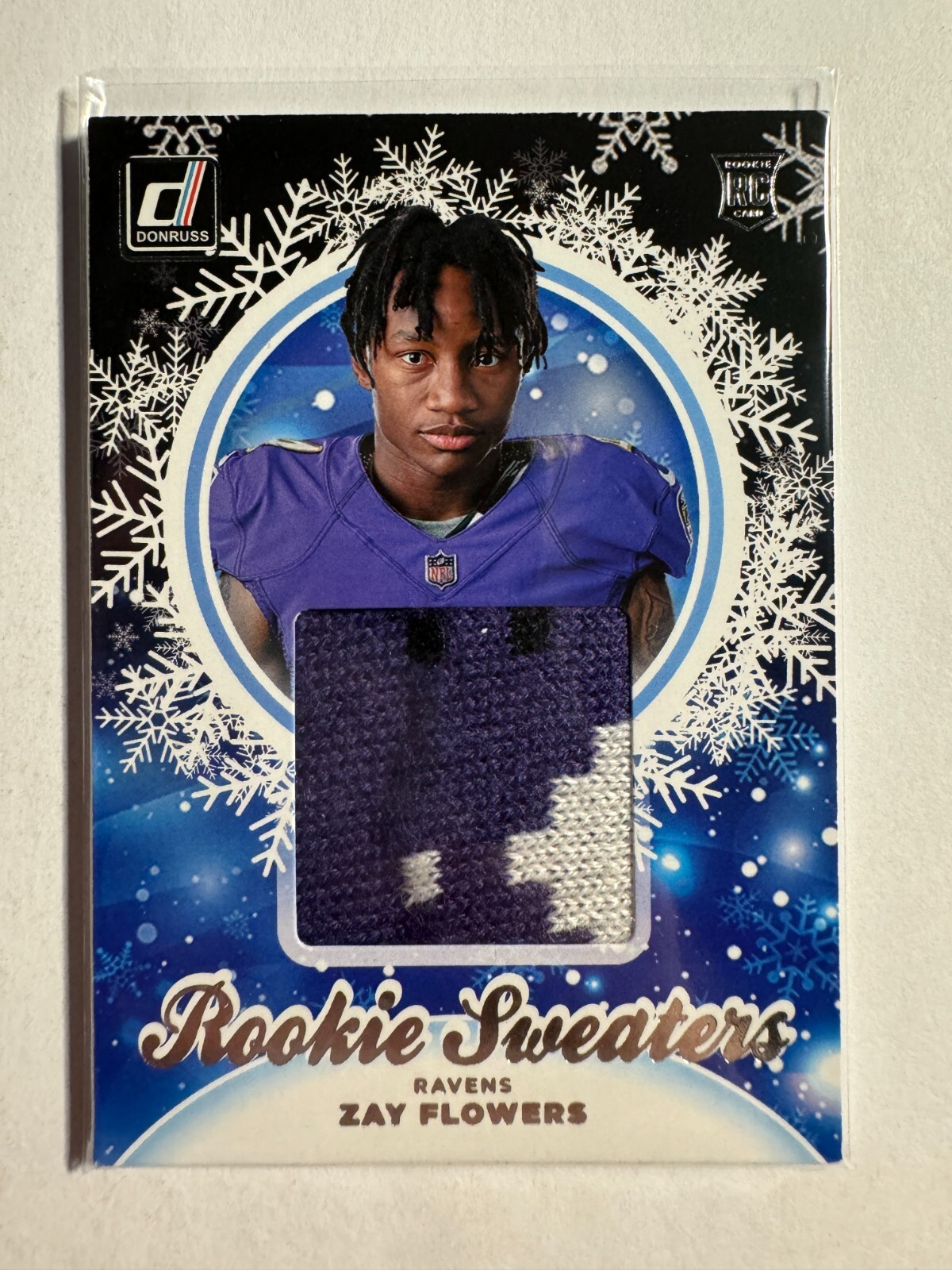 K170,855 - 2023 Donruss Rookie Holiday Sweater #11 Zay Flowers | eBay