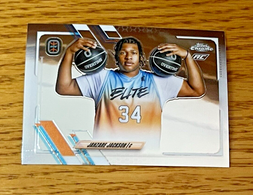 JAHZARE JACKSON 2021-22 Topps Chrome Overtime Elite OTE #86 Rookie RC ...