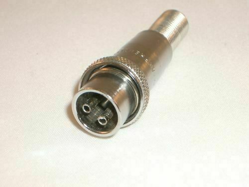 Amphenol 80MC2M 2 Pin Microphone Cable Plug Connector for sale online ...