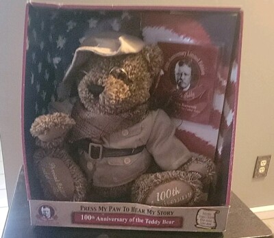 100th Anniversary Of The Teddy Bear- Theodore Roosevelt In Box | eBay