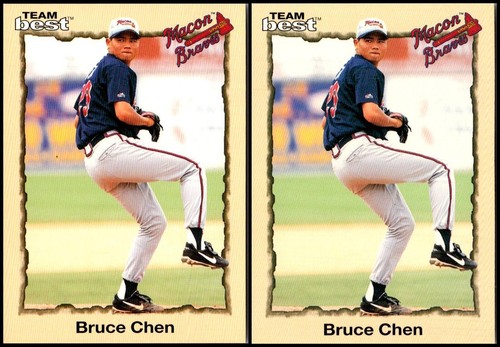 Bruce Chen Macon Braves (2) Card Lot - EXCLUSIVE OFFER – ACT QUICK! | eBay