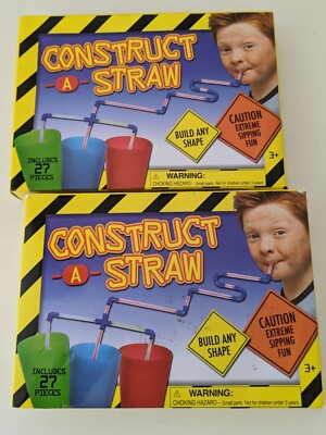 CONSTRUCT STRAWS: 2 packs Fun with Straws | eBay