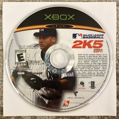 🔥 Major League Baseball 2K5 (OG Xbox, 2005) Mint Disc Only! See ...