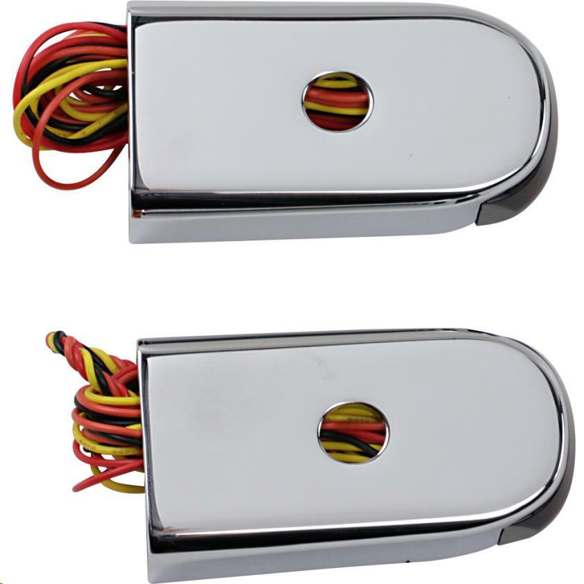 Alloy Art - SSL-LG-3C - Strut Mount LED Lights, Red Lens - Raw Finish ...