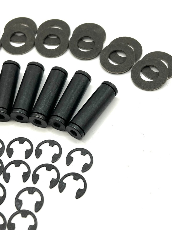 12 Tattoo Machine Coil Cores set With Black fiber washers 1 1/4" X 3/8 ...