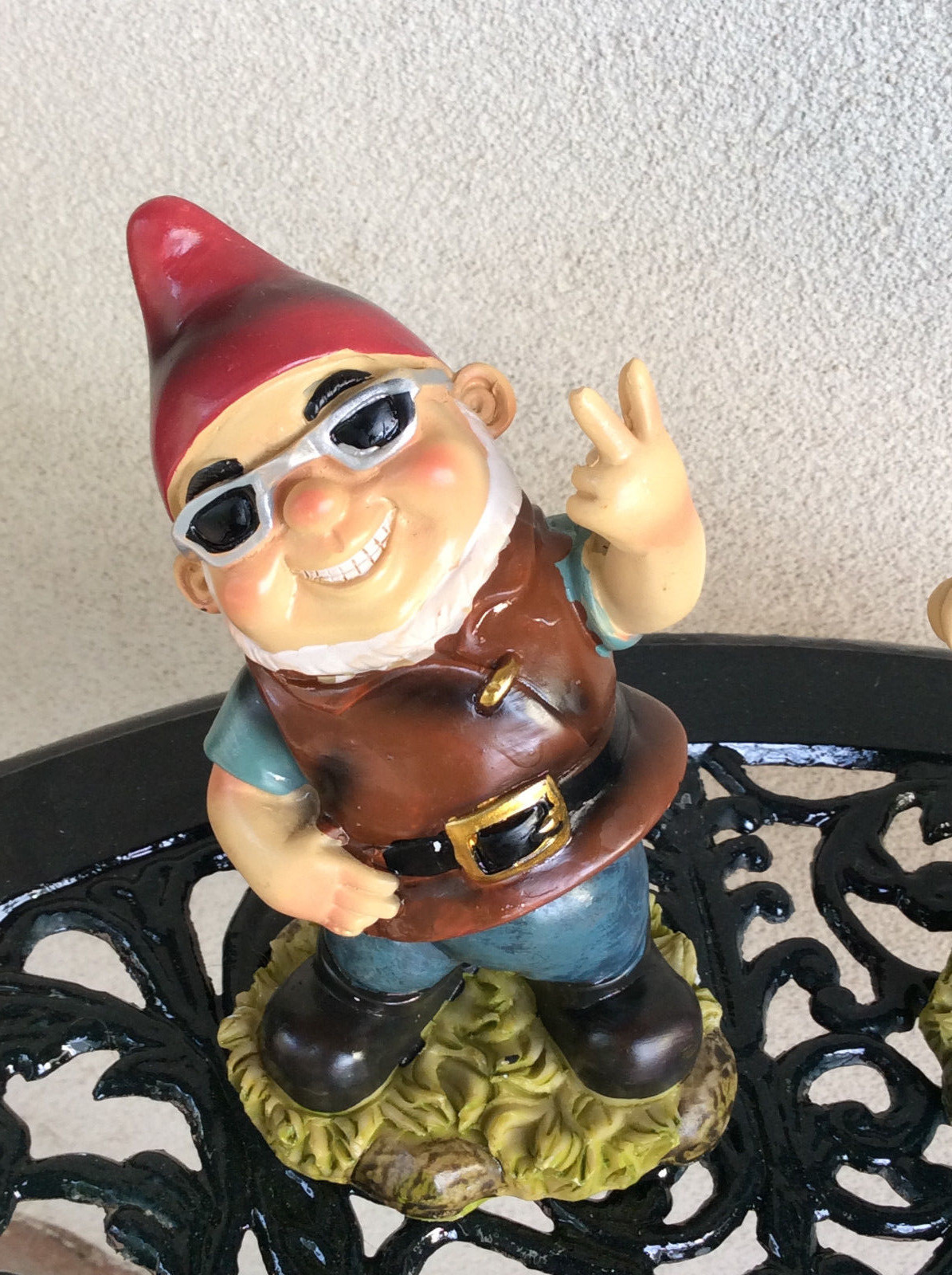 Naughty wobble biker gnomes novelty rude, funny adult joke gnome garden ...