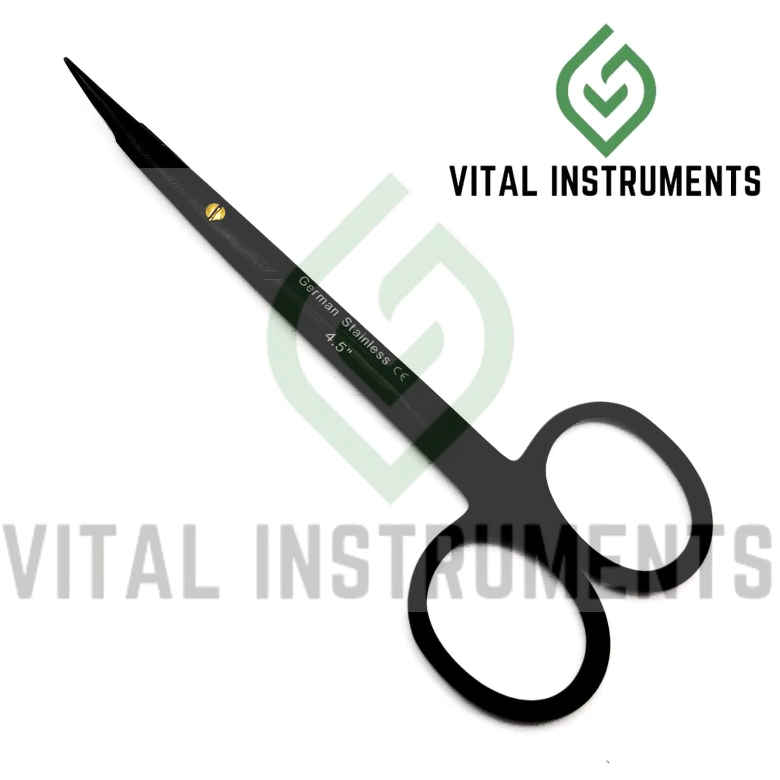 Stevens Tenotomy Scissor SuperCut 4.5" Curved Full Black Adjustable ...