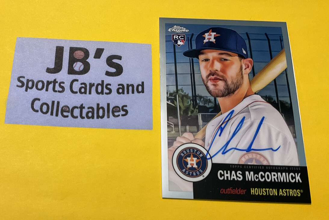 2022 Topps Chrome Platinum Chas McCormick Auto Rookie Card RC Houston ...