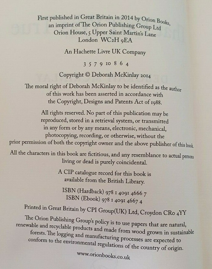 That Part Was True by Deborah McKinlay - Hardback - VGC - Free Postage ...