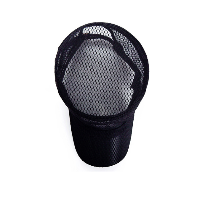 Summer Unisex New Mesh Flat Top Hat Casual Breathable Hollow Out ...