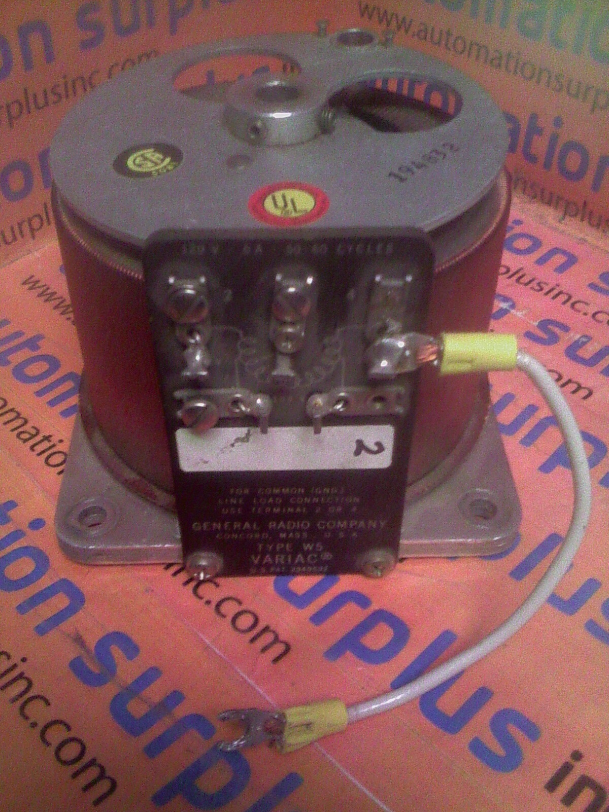 GENERAL RADIO VARIAC TYPE W5 120V 6A 50-60 CYCLES | eBay