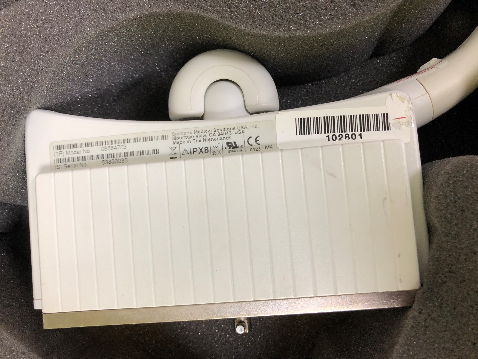 Siemens Acuson TE-V7M 5-7 Mhz Multiplane Pediatric TEE Transducer Probe ...